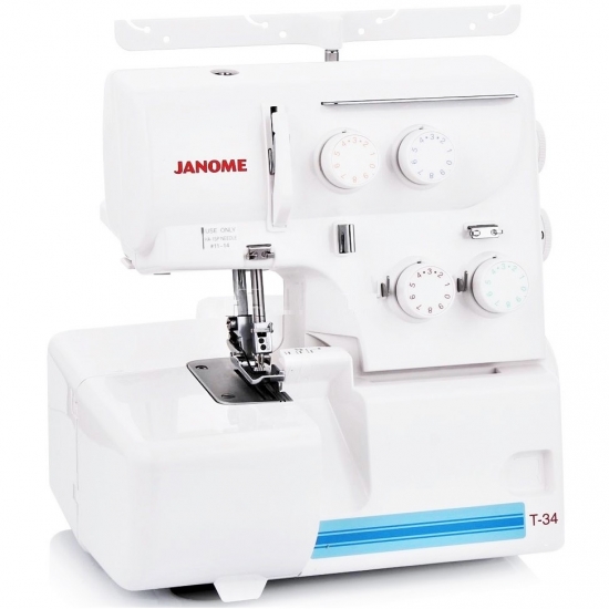 Оверлок Janome T-34 ᐈ Купить в интернет-магазине Janome | Цена: 162 грн | Отзывы, характеристики ...